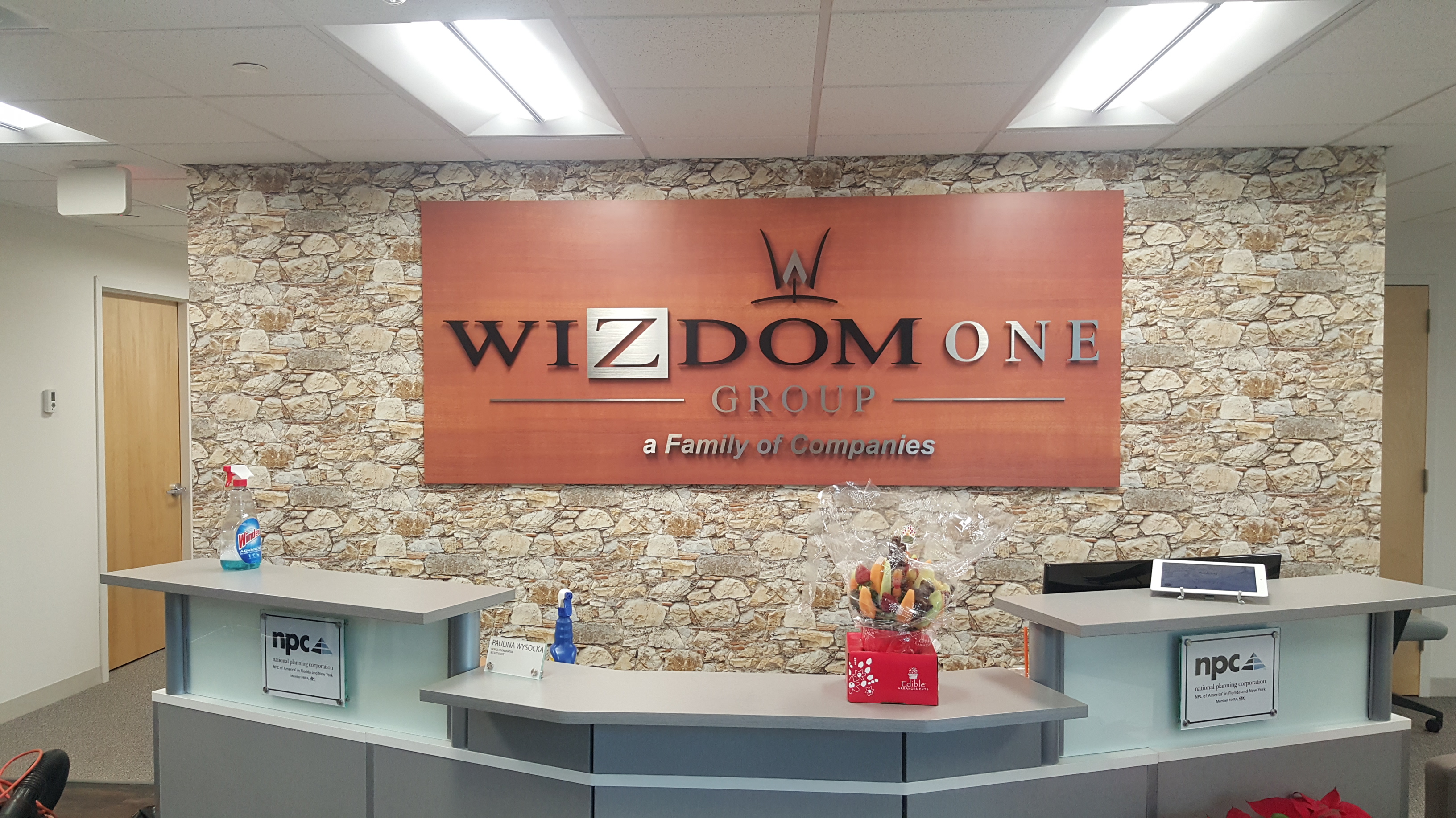 Corporate lobby sign | Sign Company Long Island NY