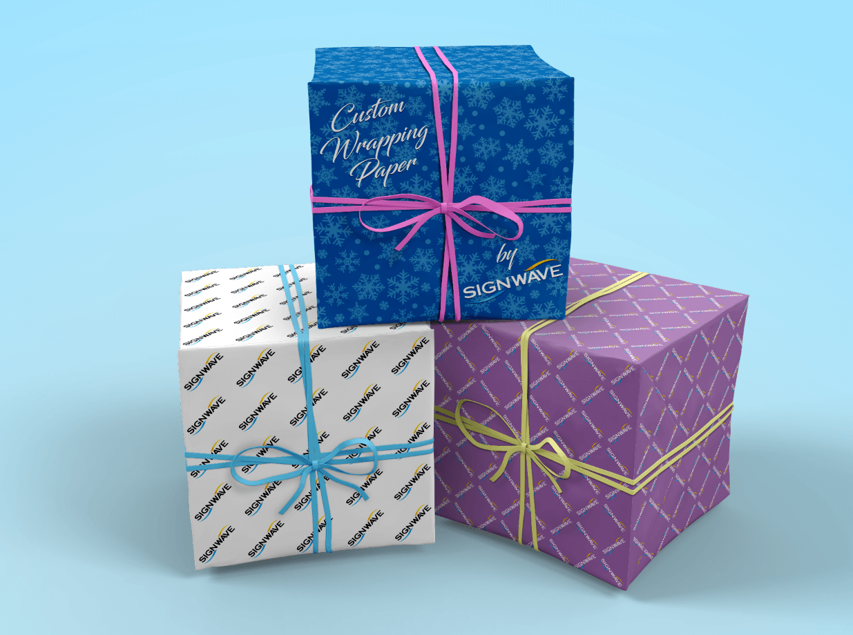 Custom gift wrap | Sign Company Long Island NY