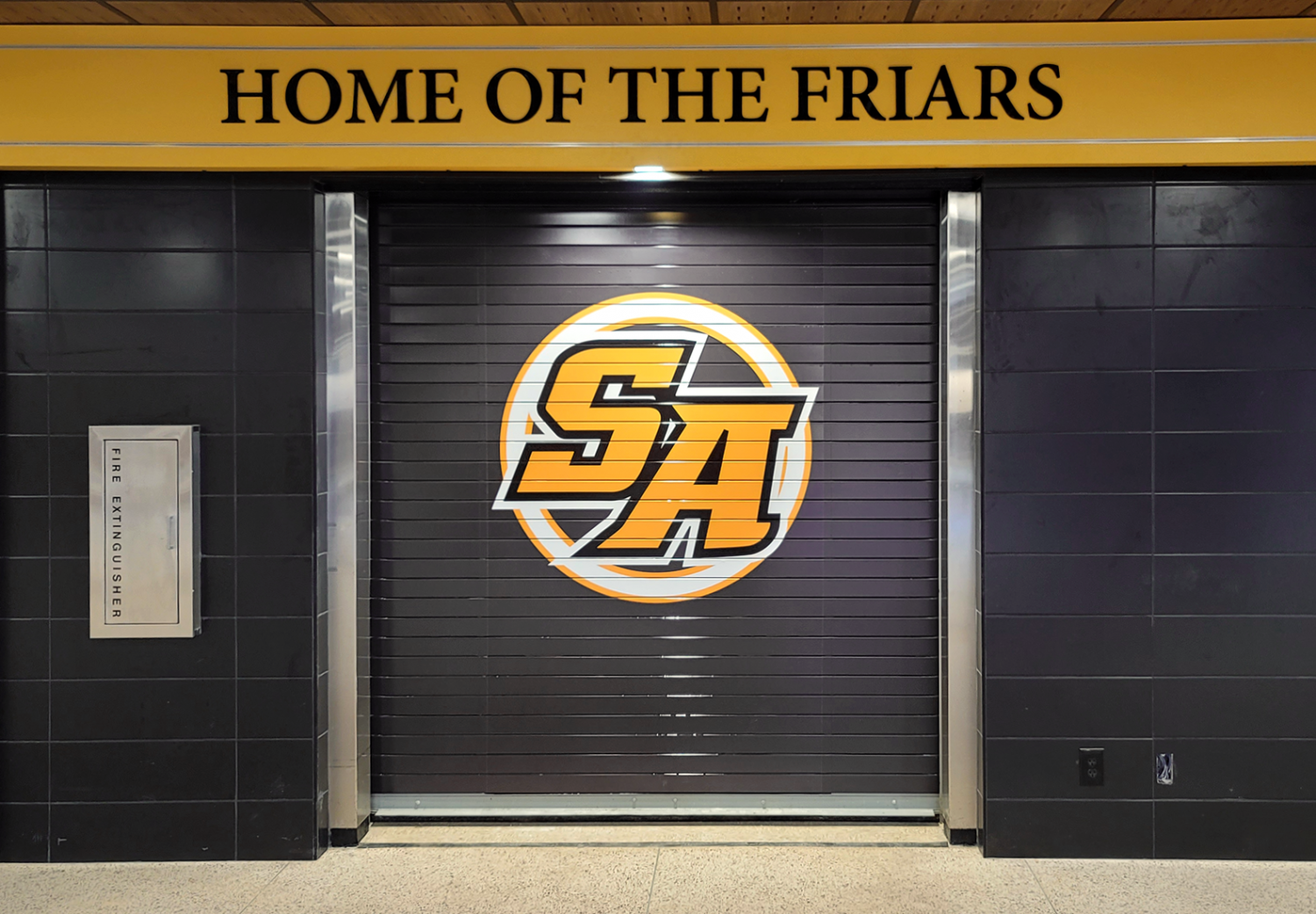 Signage For Interior Design – High School Cafeteria | Sign Company Long ...
